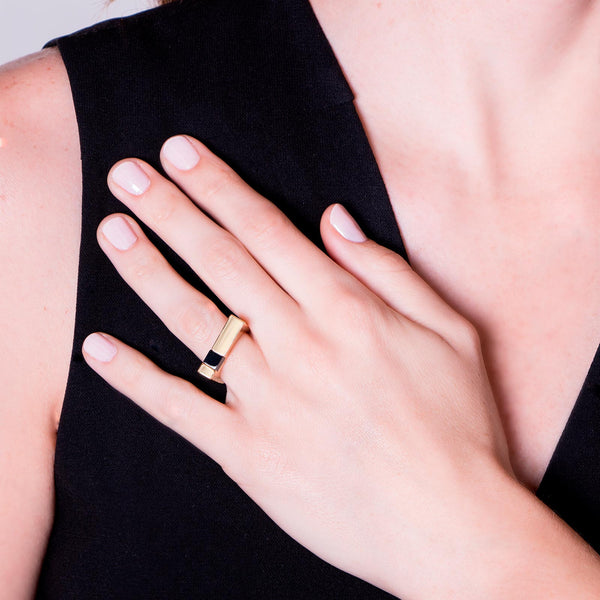 Onyx Balance Ring | ReBe New York